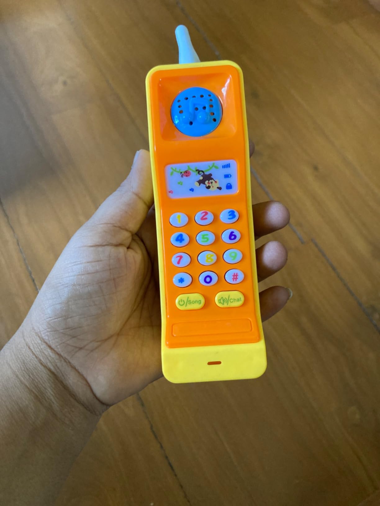 Buy VGRASSP Cordless Musical Toy Phone Mobile for Kids - Animal, Number ...