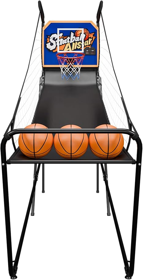 Amazon.com: Foldable Electronic Arcade Basketball Game - Indoor Single ...