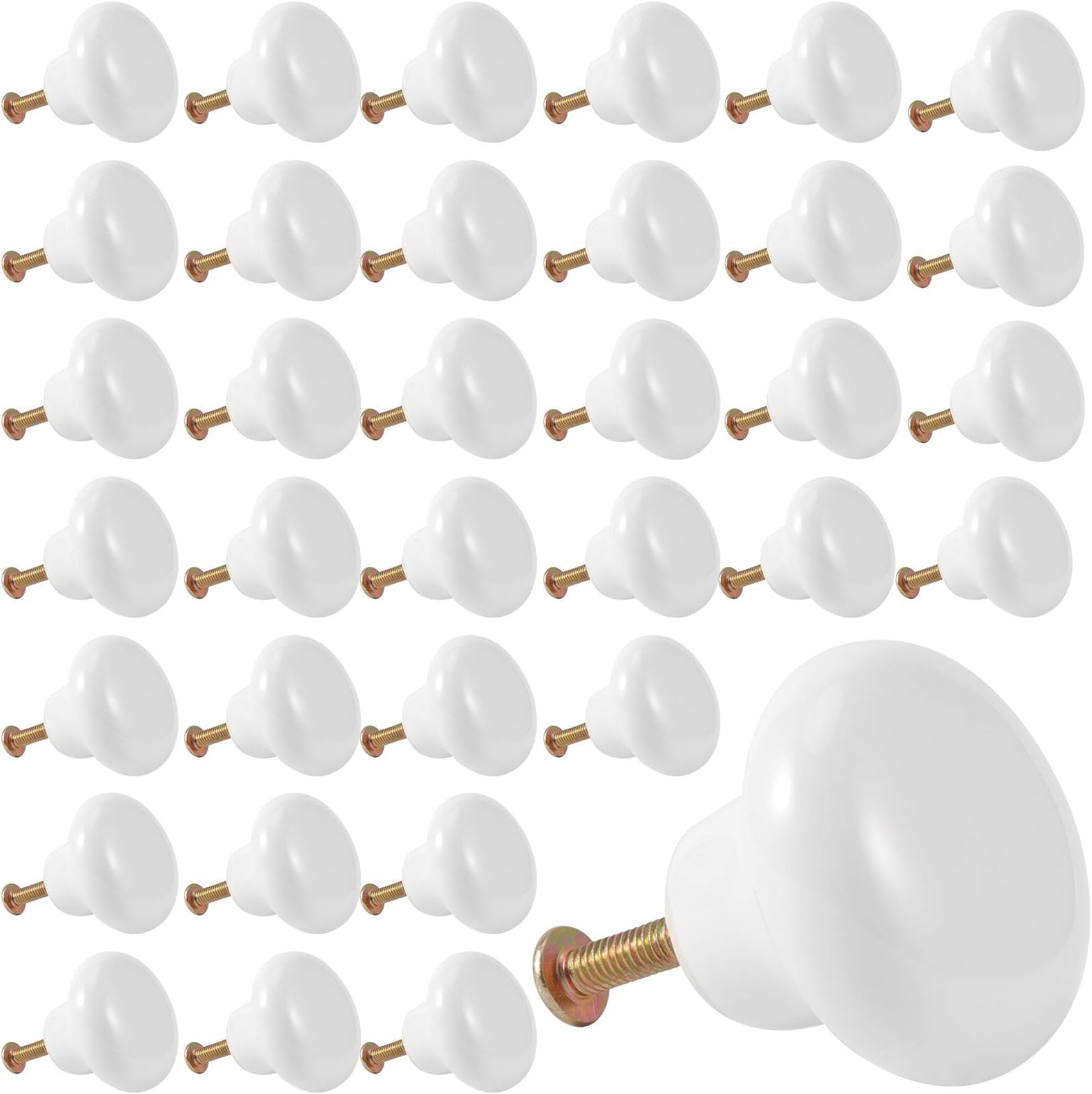 SZRDT Kitchen Cabinet Knobs Round Drawer Handles Kitchen Cabinet ...