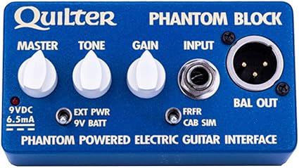 Amazon.com: Quilter Labs Phantom Block Phantom Powered Electric Guitar ...