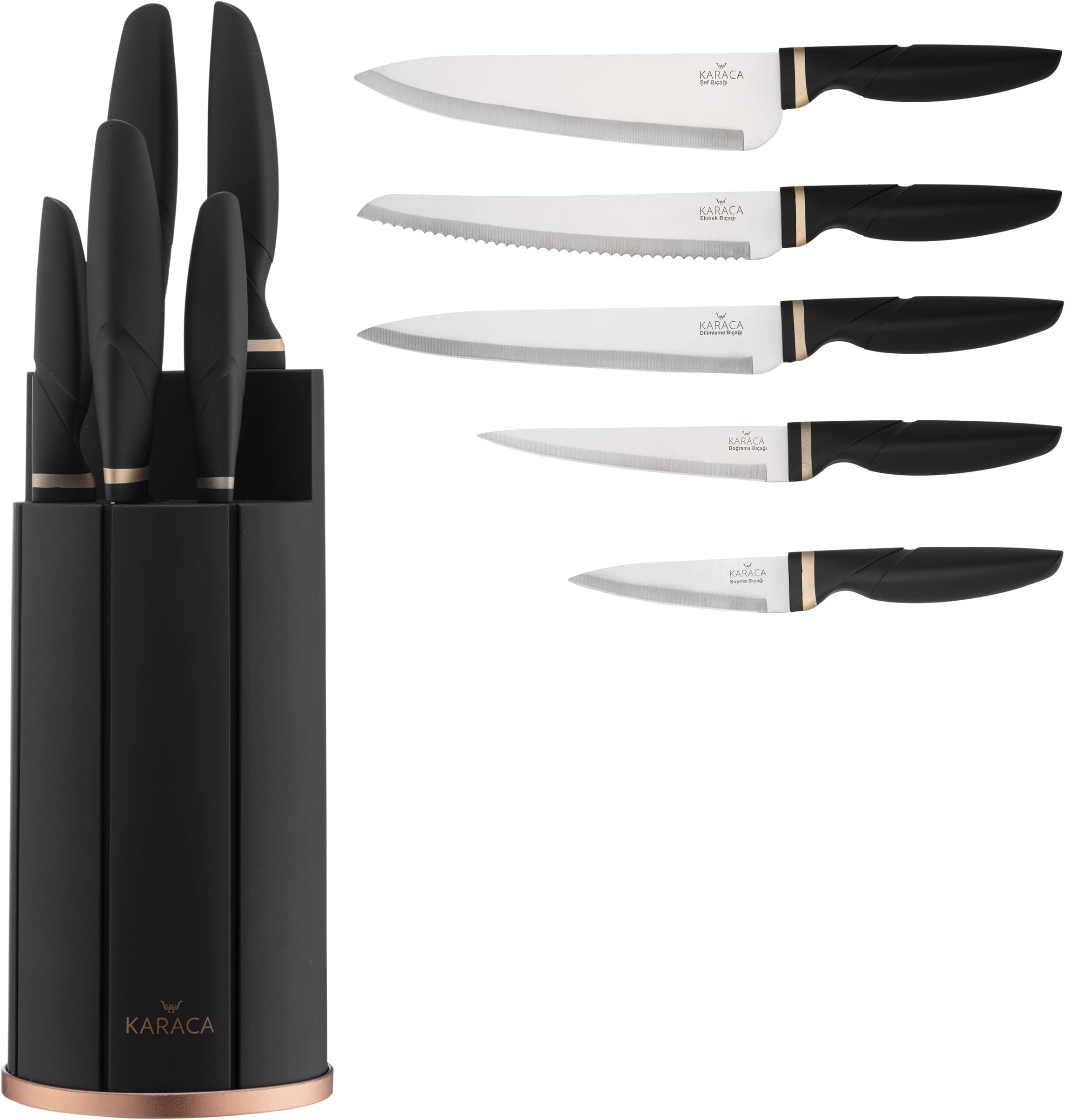 Prima 13pc Knife Set with Wooden Block 13017C : Amazon.co.uk: Home ...