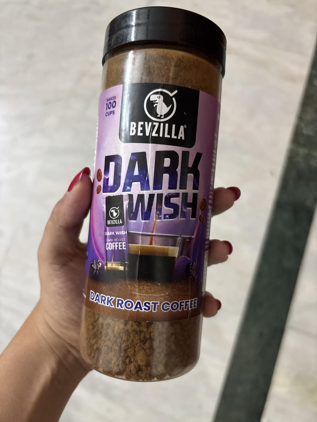 Bevzilla 200 Gram Black Roast (Dark Wish) Strong Coffee |Make 100 Cups ...