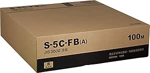 Amazon | 同軸ケーブル 5CFB 防犯カメラ屋外ケーブル 4K8K 衛星放送受信用ケーブル CATV S-5C-FB(A) 100M 1巻 | ノーブランド品 | 同軸デジタルケーブル