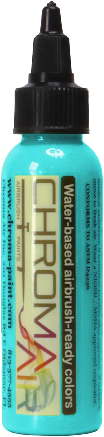 Amazon.com: ChromaAir Water-Based Acrylic-Urethane Colors for Airbrush ...