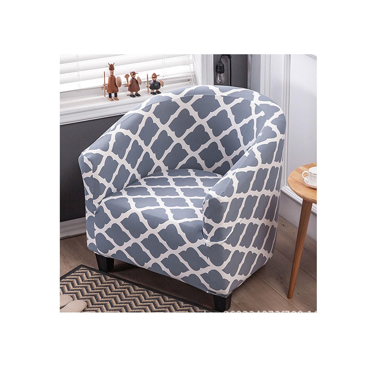 Amazon.com: UEMIS Stretch Barrel Chair Covers Quality Tub Chair ...