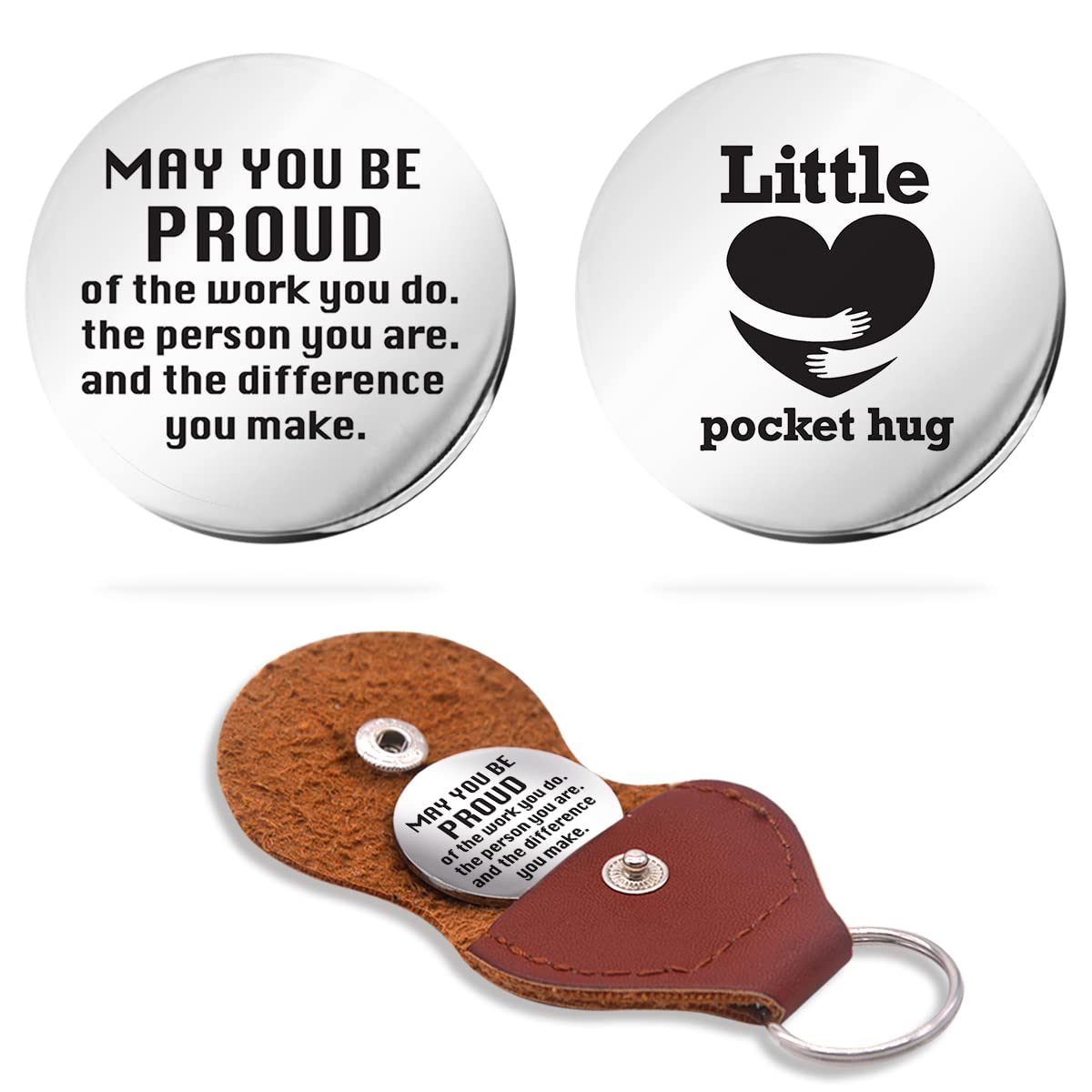 Snapklik.com : Inspirational Pocket Hug Token Gift,Long Distance ...