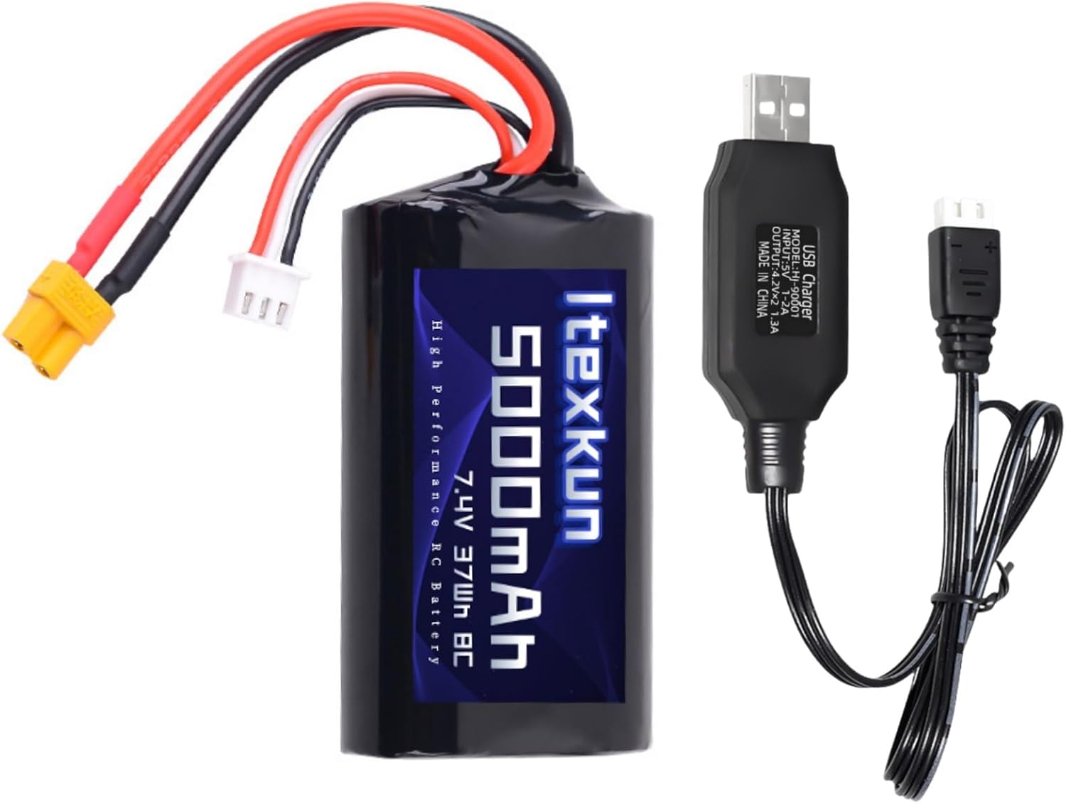 Amazon.com: Itexkun Radiomaster tx16s Battery 7.4V 5000mAh 8C Lion ...