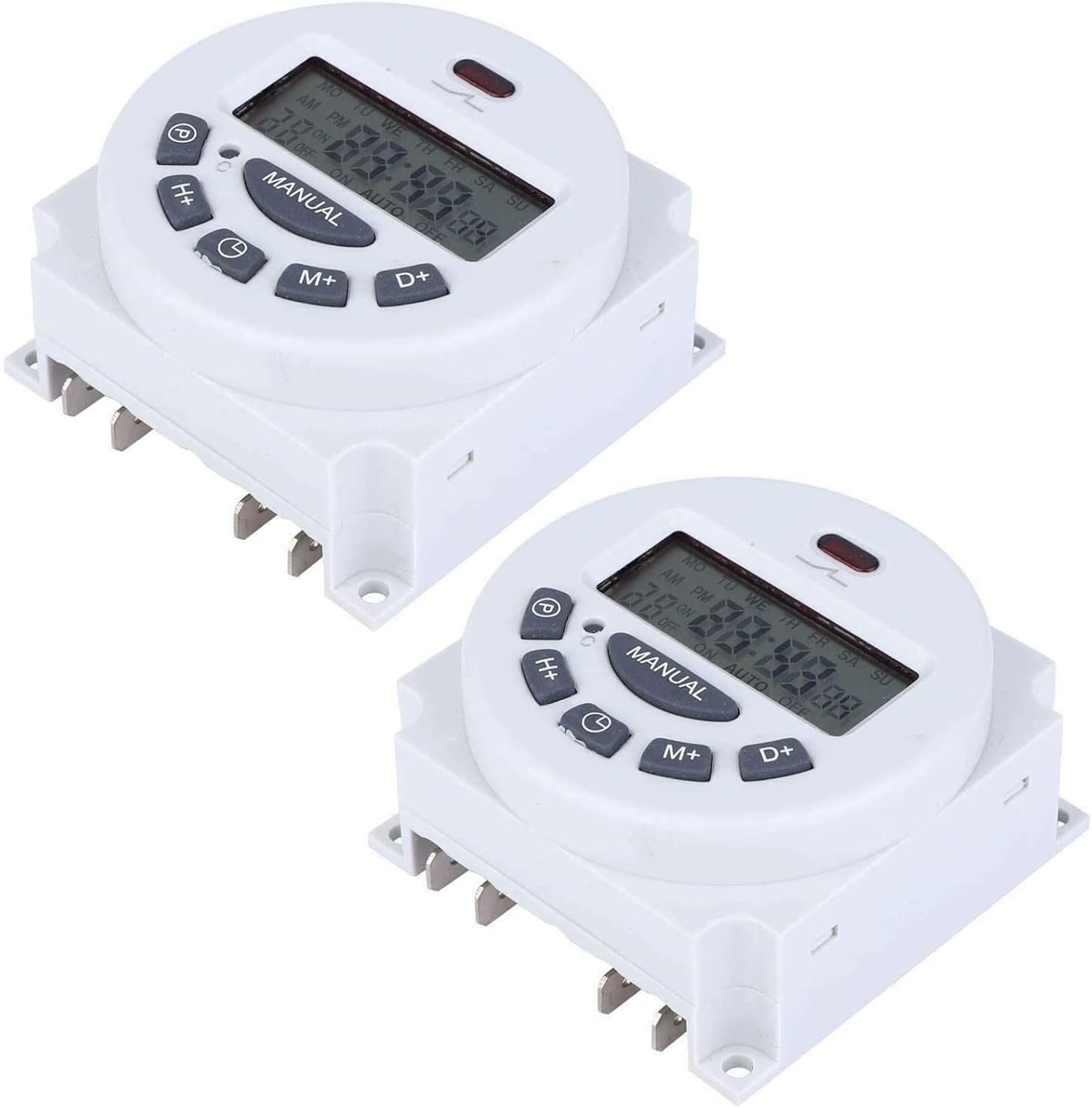 Boxonly Digital Programmable Timer Control Power Timer 12V LCD Display ...