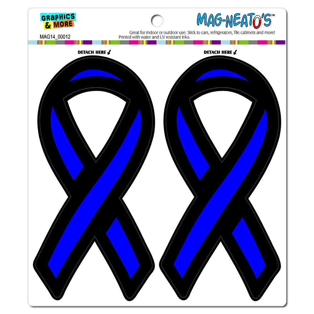 Amazon.com: GRAPHICS & MORE The Thin Blue Line Ribbon Support Ribbon ...