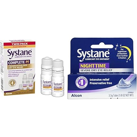 Amazon.com: Systane Nighttime Lubricant Eye Ointment + Systane COMPLETE ...