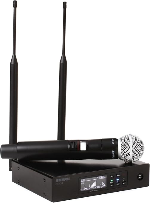 Amazon.com: Shure QLX-D Digital Wireless System – QLXD24/SM58 Handheld ...