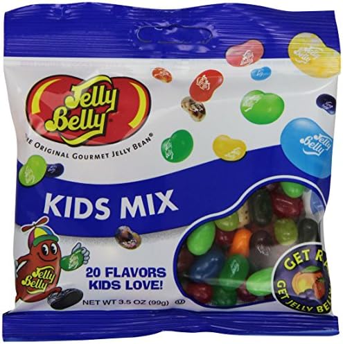 Amazon.com: Jelly Belly Kids Mix Jelly Beans, Resealable 9.8 oz Pouch ...