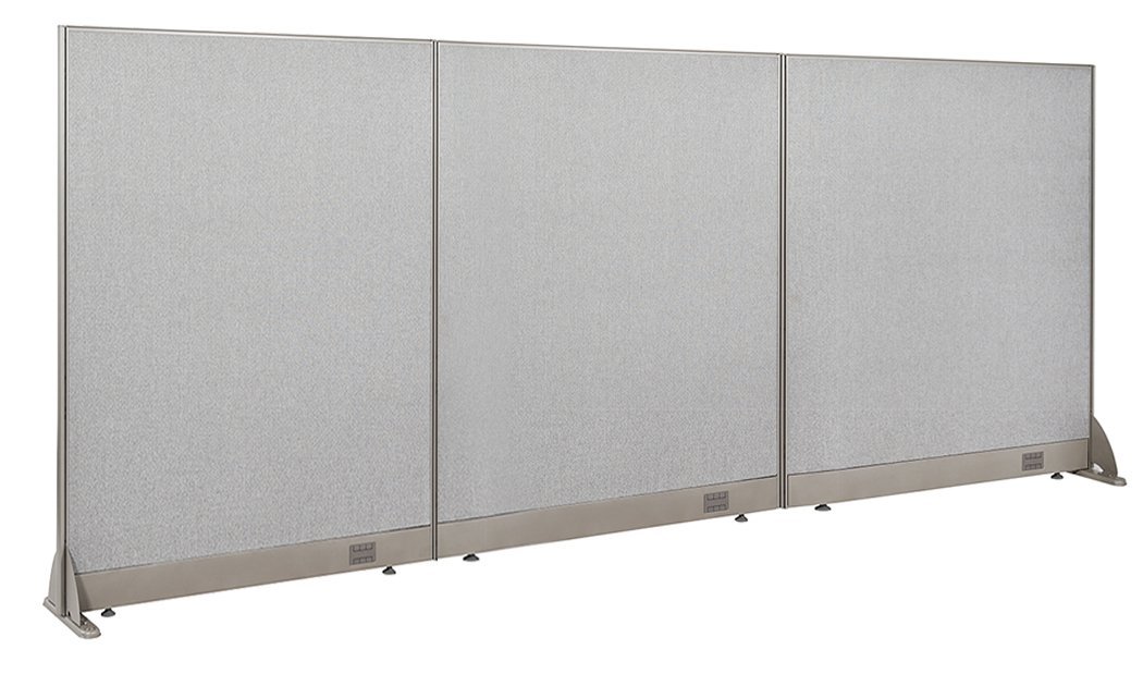 Amazon.com: GOF Freestanding Office Partition, Large Fabric Room ...
