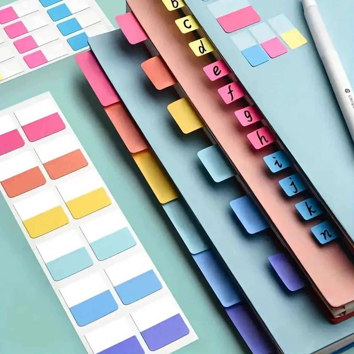 Amazon.com : Colorful Index Label Stickers,Writable Sticky Notes Tabs ...