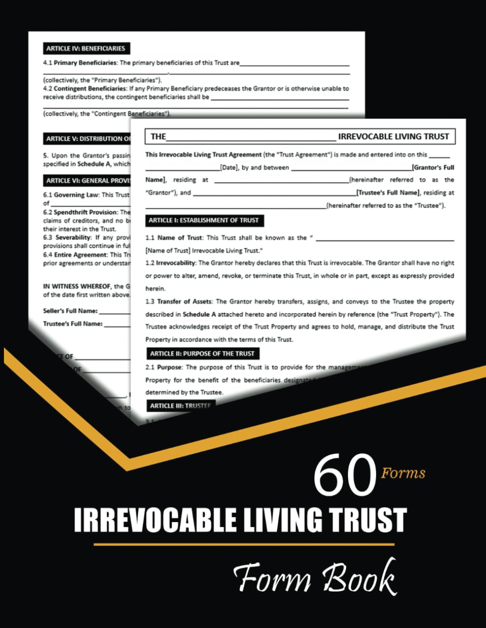 Irrevocable Living Trust Form Book: Asset Protection and Inheritance ...