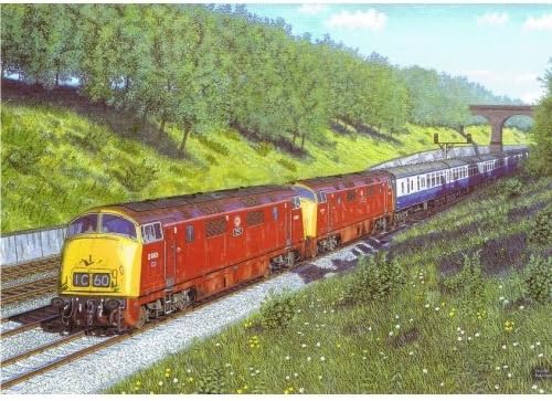 Amazon | Warships - Western Region Diesel Locomotives (birthday card ...