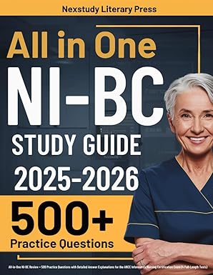NI-BC Study Guide: UPDATED All-in-One NI-BC Review + 500 Practice ...