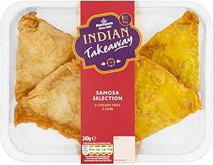 Morrisons Indian Takeaway Samosa Selection 240g : Amazon.co.uk: Grocery