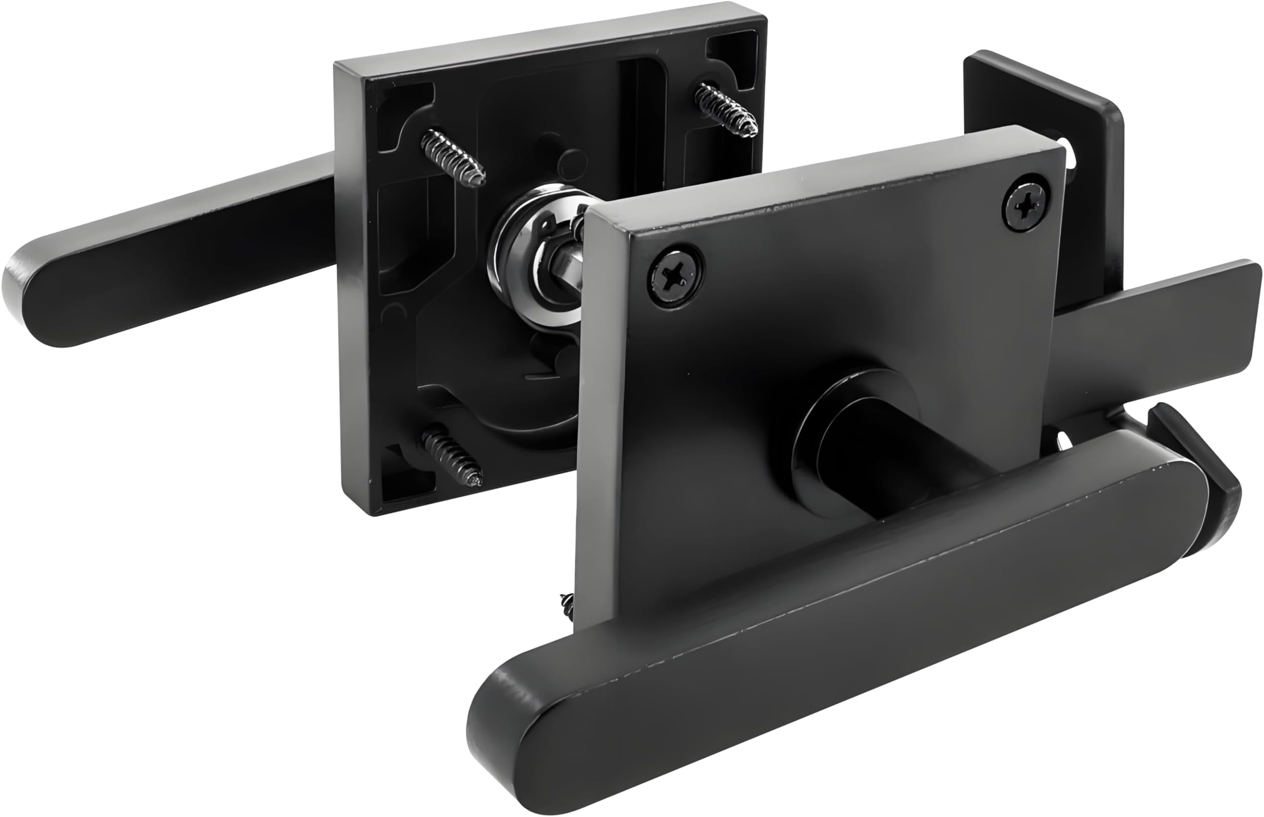Amazon.com: SANKINS Black Heavy Duty Double Side Gate Latch for Wooden ...
