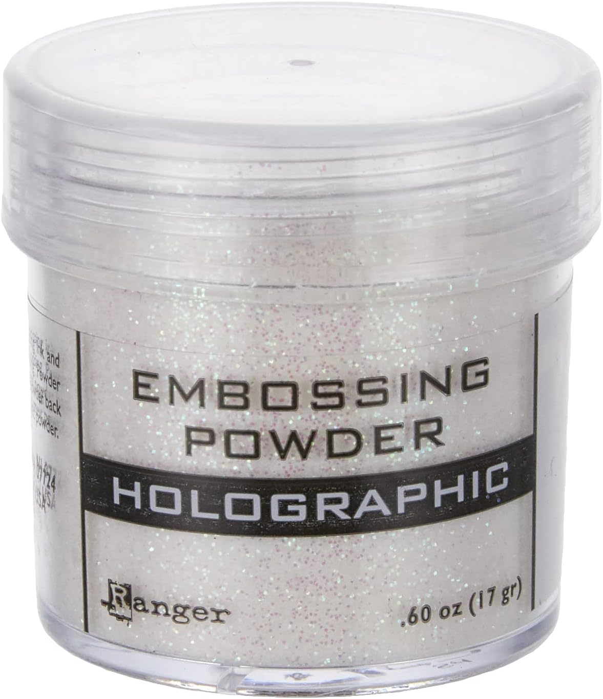 Amazon.com: Ranger EPJ00-709 Embossing Powder .60oz, Holographic, 1.75 ...