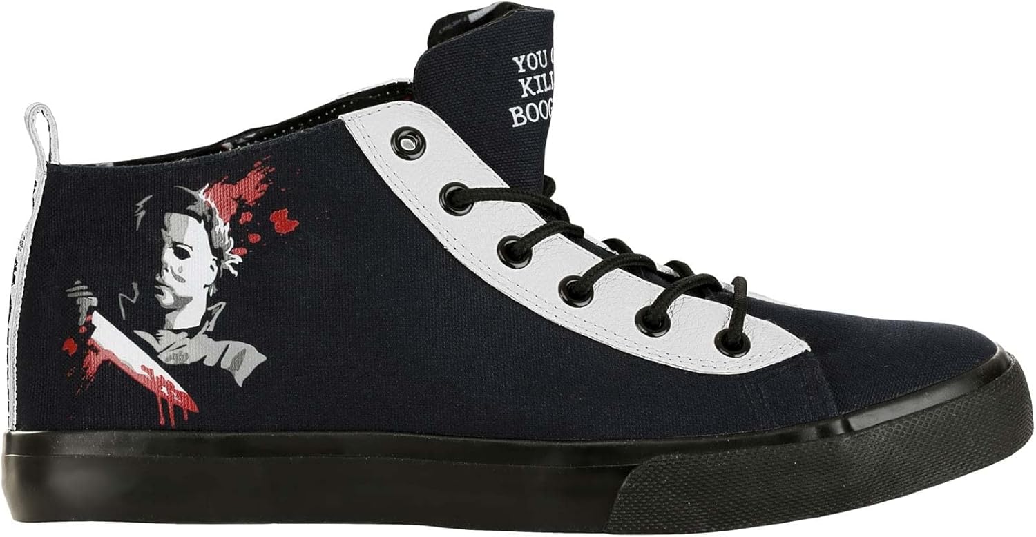 Amazon.com | Fun Costumes Low Top Michael Myers Shoes - Men's 10 ...
