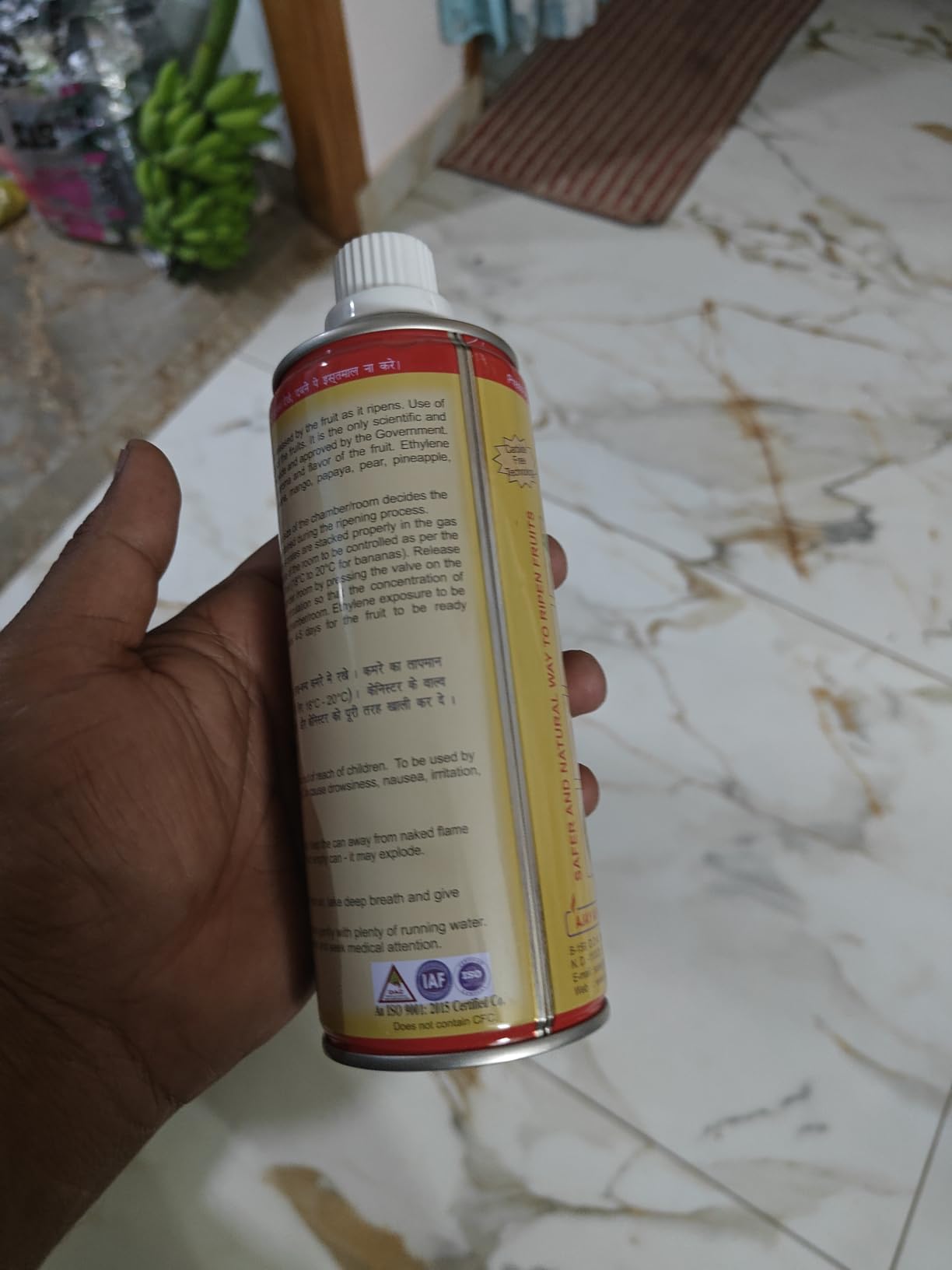 Mr. Ripe Ethylene Fruit Ripening Gas Canister - Natural Ripening Spray ...