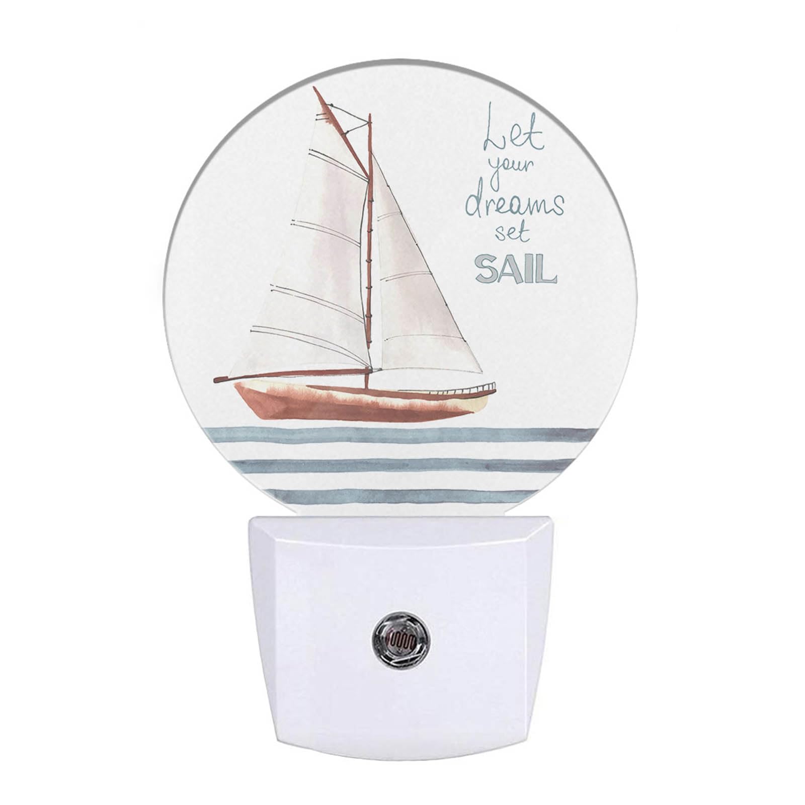Uanvaha Boat Night Light Let Your Dreams Set Sail Sea Nautical Night ...