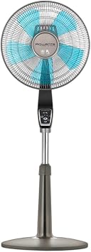 Amazon.com: Rowenta VU5550 Turbo Silence Oscillating Fan, Standing Fan ...