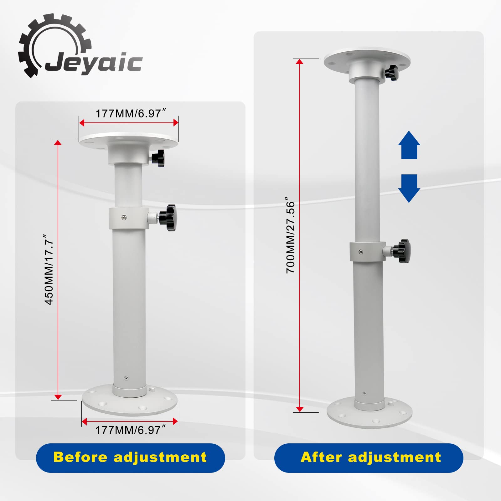 Snapklik.com : Sporacingrts Adjustable Table Pedestal Detachable Table ...