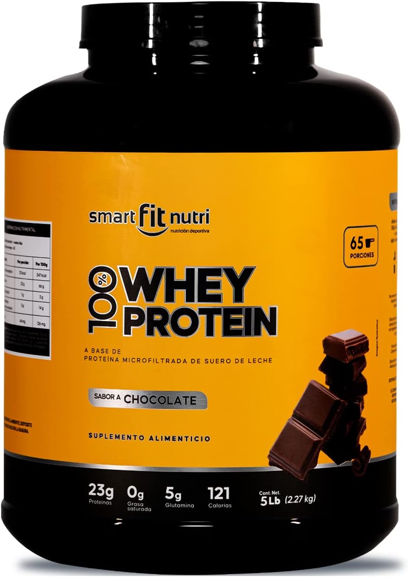 Smart Fit Nutri | 100% Whey Protein sabor Chocolate | Proteína Microfiltrada de Suero de Leche ...