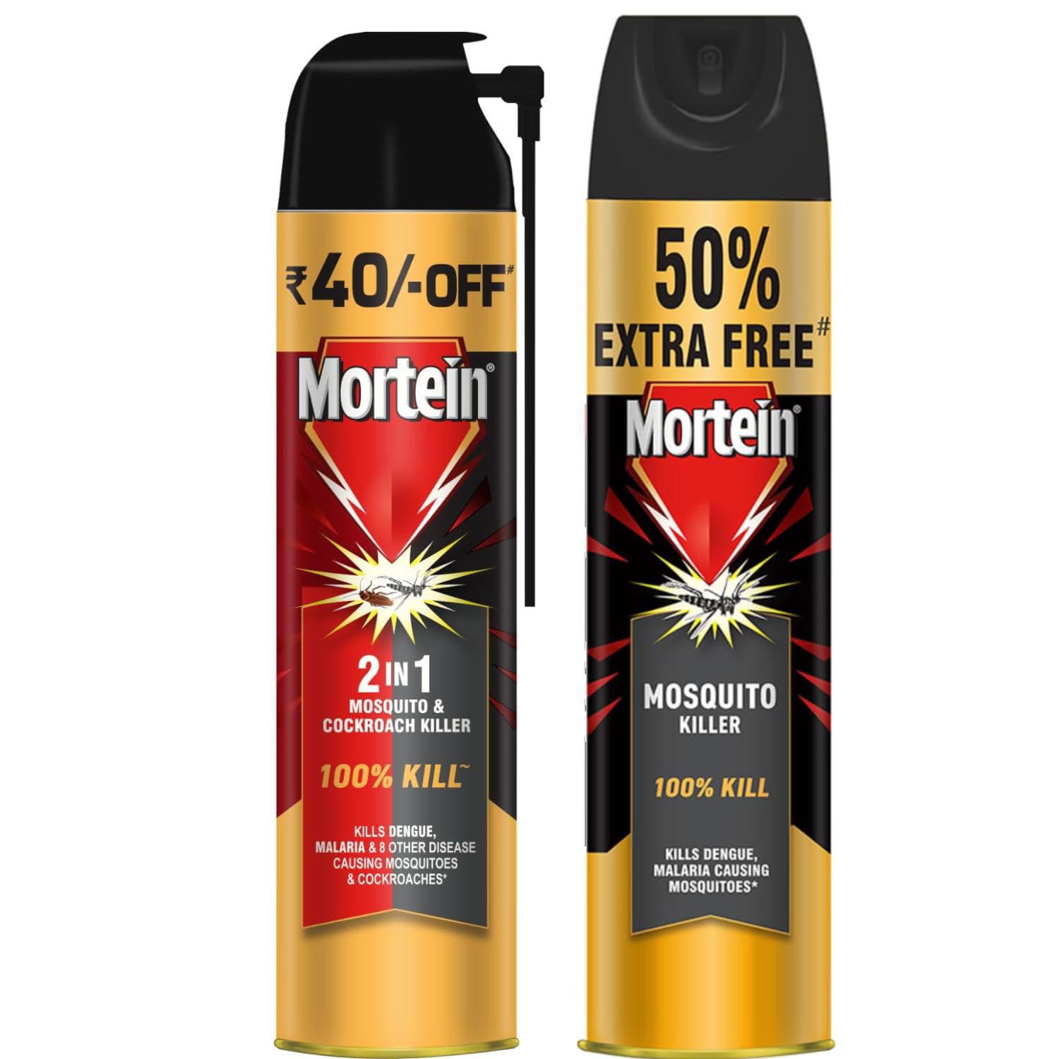 Mortein 600ml - 2 in 1 Mosquito and Cockroach Killer Spray & Mortein ...
