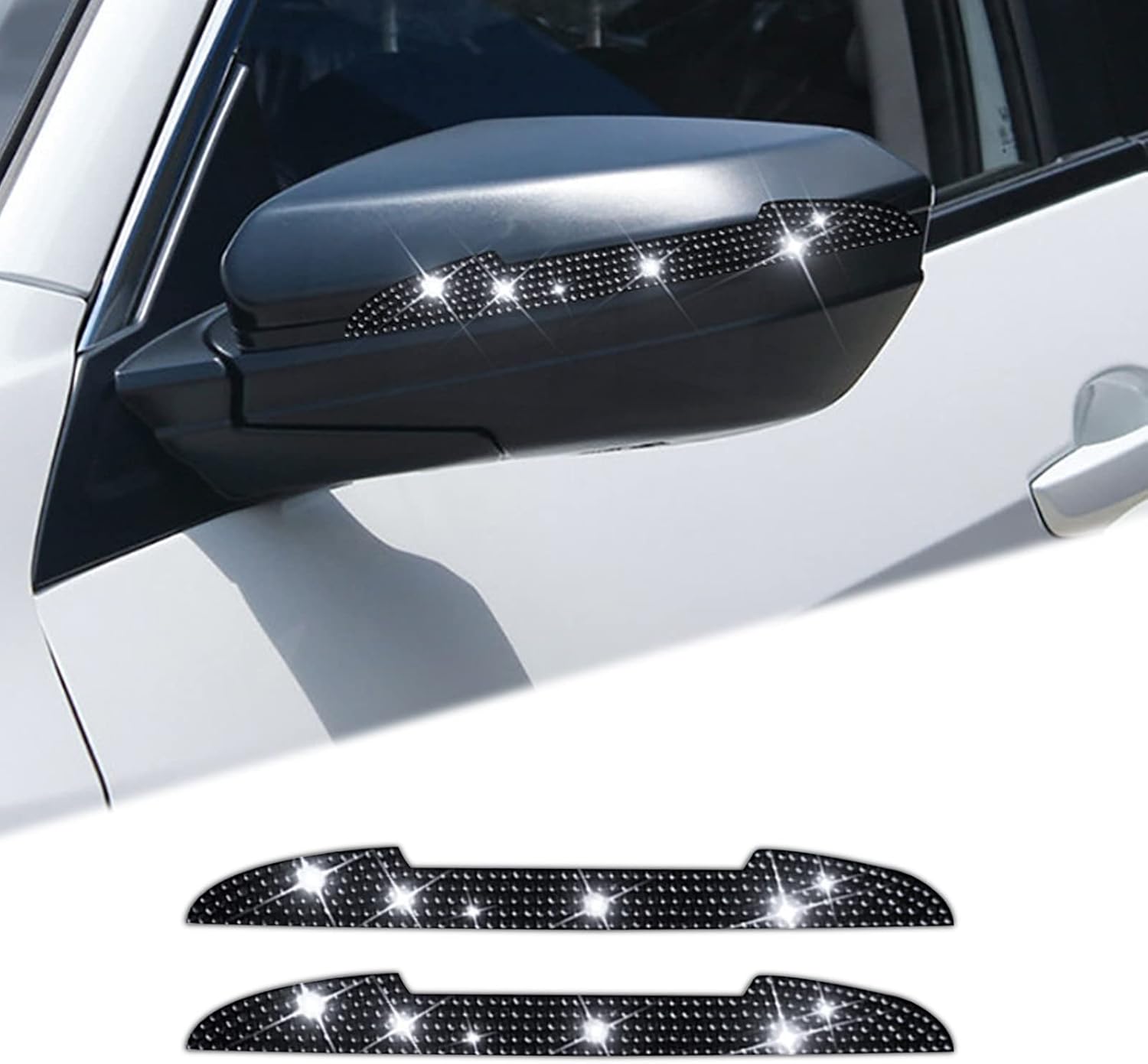 Amazon.com: Fogfar 2 PCS Bling Car Door Side Anti-Collision Strip, Car ...