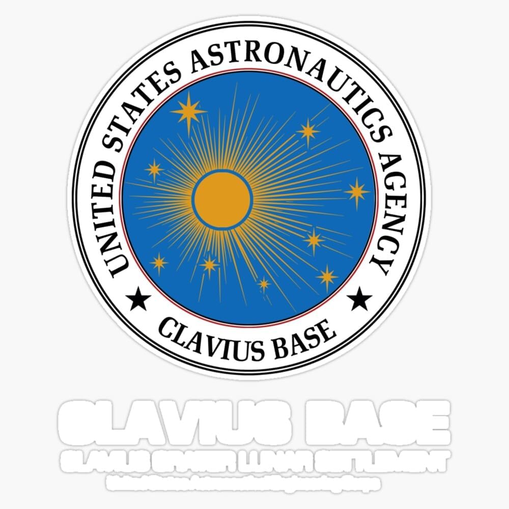 Amazon.com - Clavius Base : Inspired By 2001 : A Space Odyssey Sticker ...