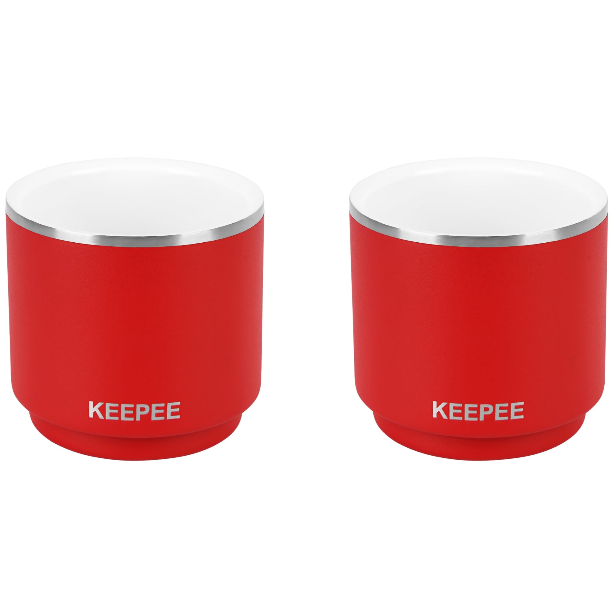 Amazon.com | KEEPEE 4 oz Stackable Cup, Vacuum Insulated Espresso ...