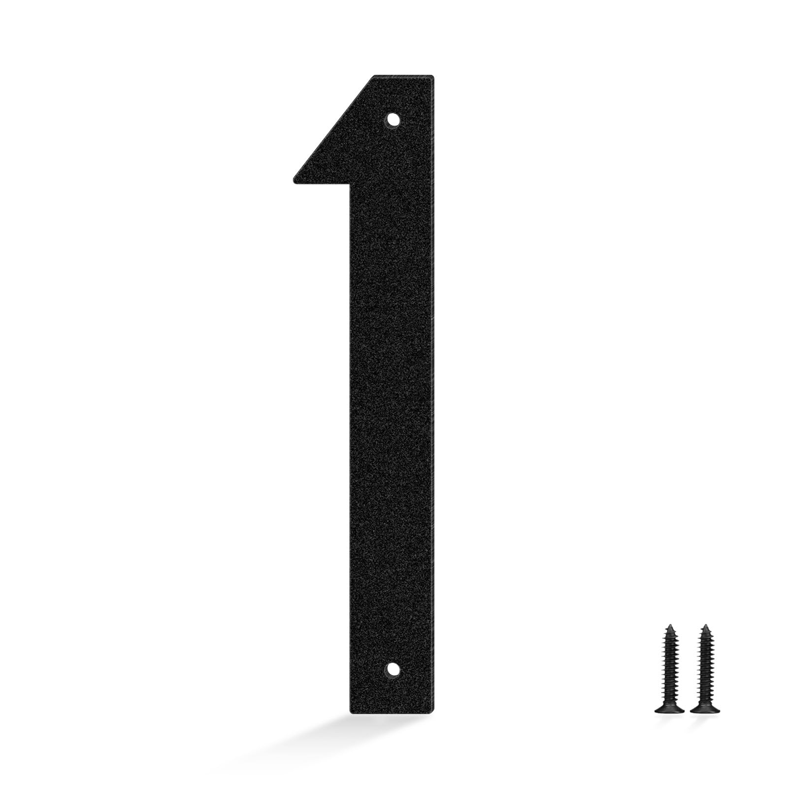 Amazon.com: 3 Inch Black Metal House Number, Modern Outdoors Address ...