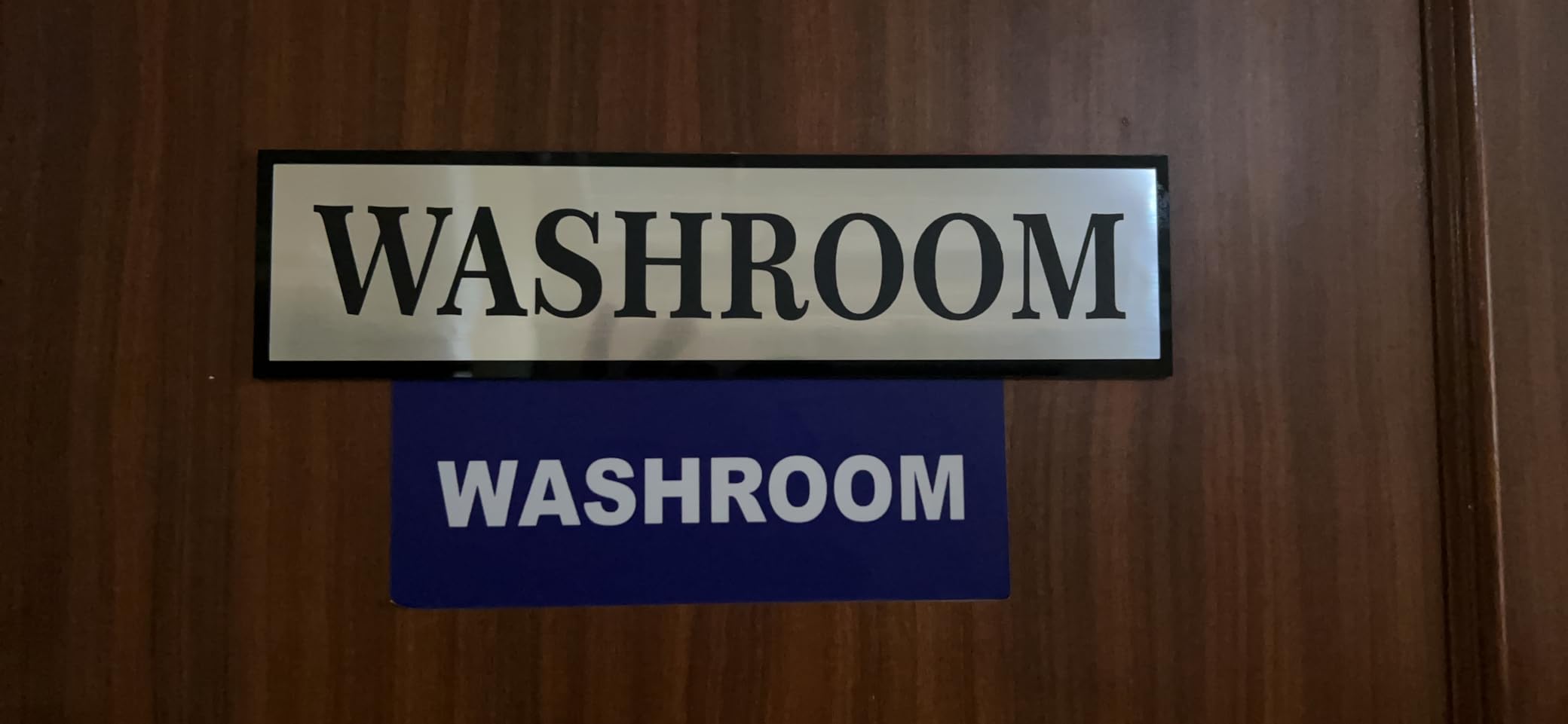 Gugan's Sign Washroom Toilet Signboard Signage | Self Adhesive Door ...