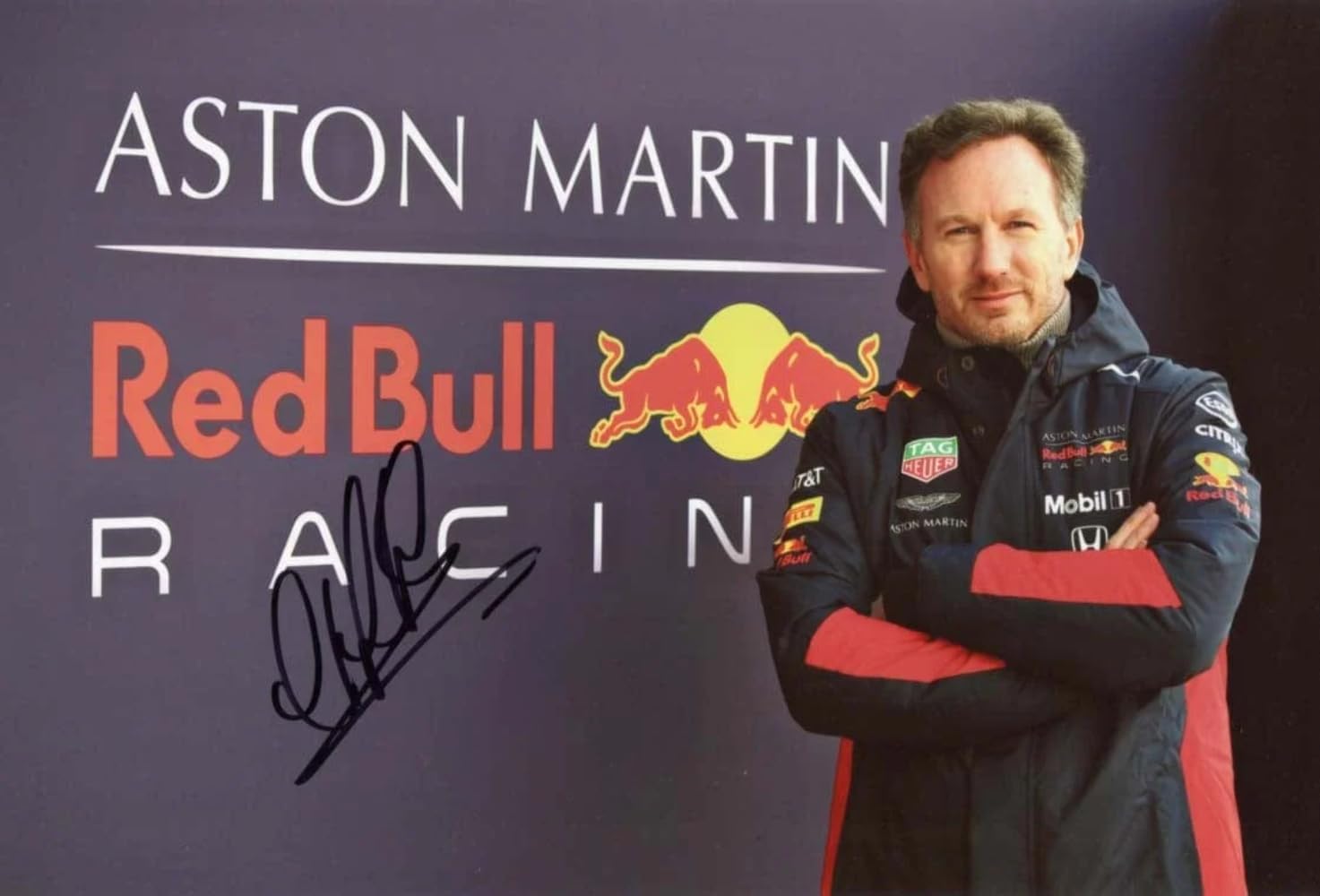 Amazon.com: FORMULA ONE Christian Horner TEAM PRINCIPAL RED BULL RACING ...