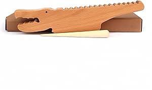 Amazon.com: 10 "Wooden Crocodile Guiro Rasp - Percussion Instrument ...