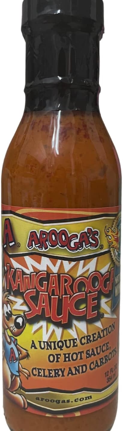 Amazon.com : Arooga's Award Winning Kangarooga Hot Sauce 12 oz (12 oz ...