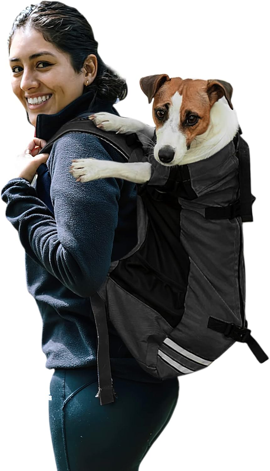 Galatée Dog Backpack, Adjustable Dog Backpack Carrier For Small Medium ...