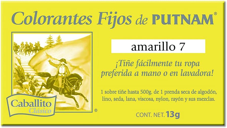 el Caballito, el único Colorante en Polvo para ropa color Negro ...