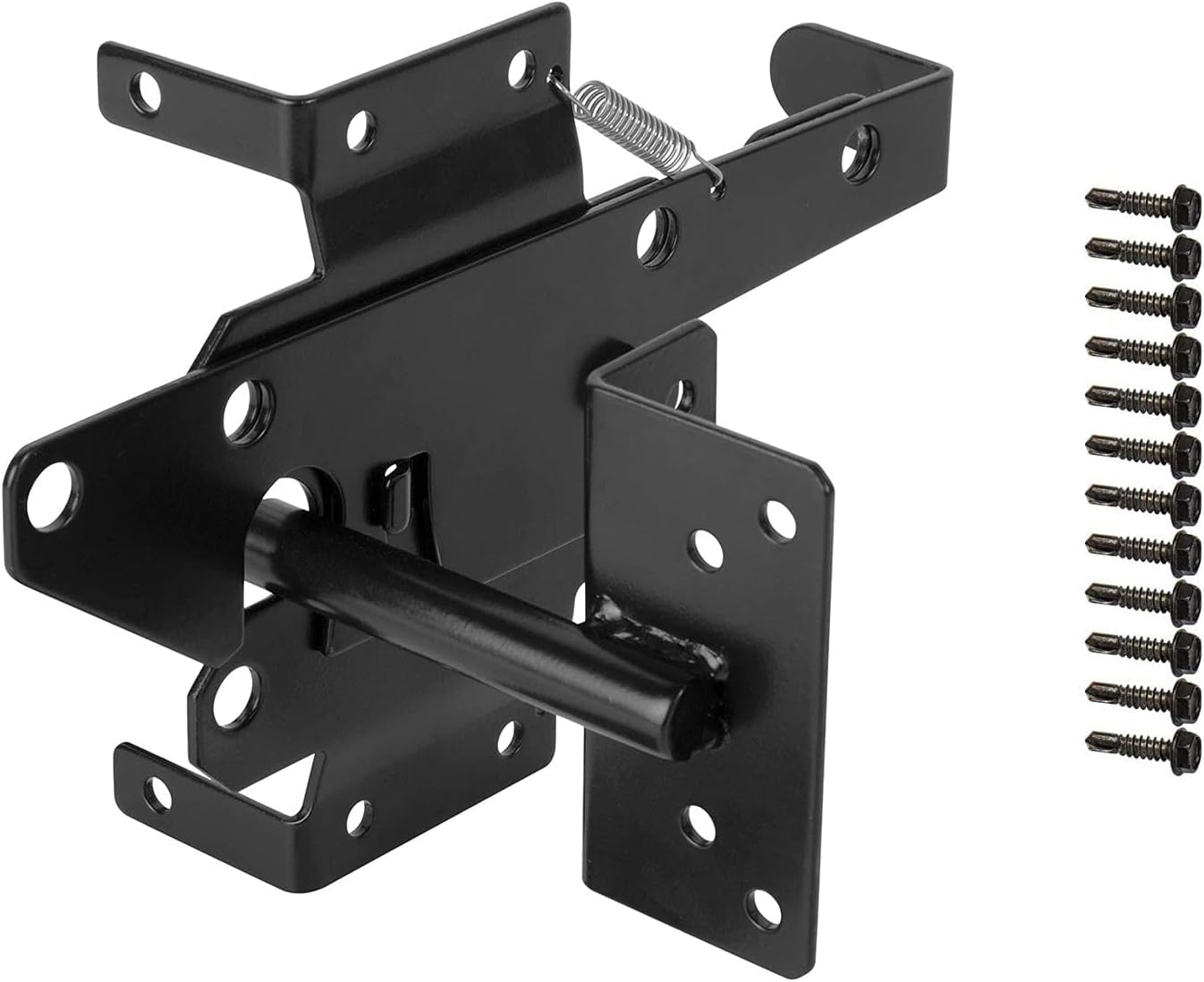 Amazon.com: Self Locking Gate Latch for Wooden/Vinyl PVC Fences Gate ...