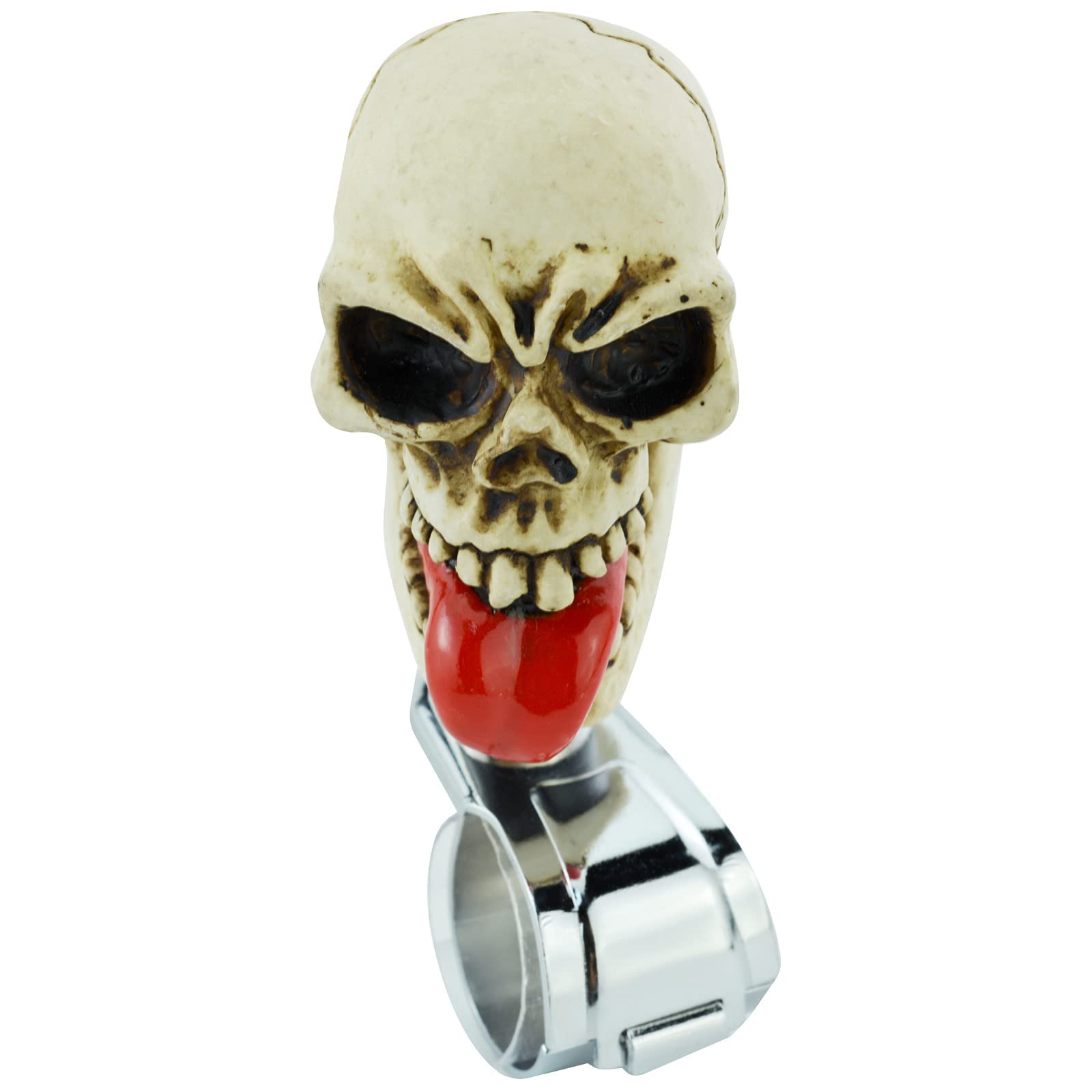 Snapklik.com : Lunsom Steering Spinner Wheel Suicide Knob, Skull Shape ...
