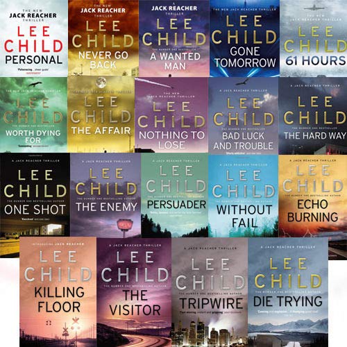 Set of 5 Jack Reacher Novels by Lee Child (Assorted Collection ...