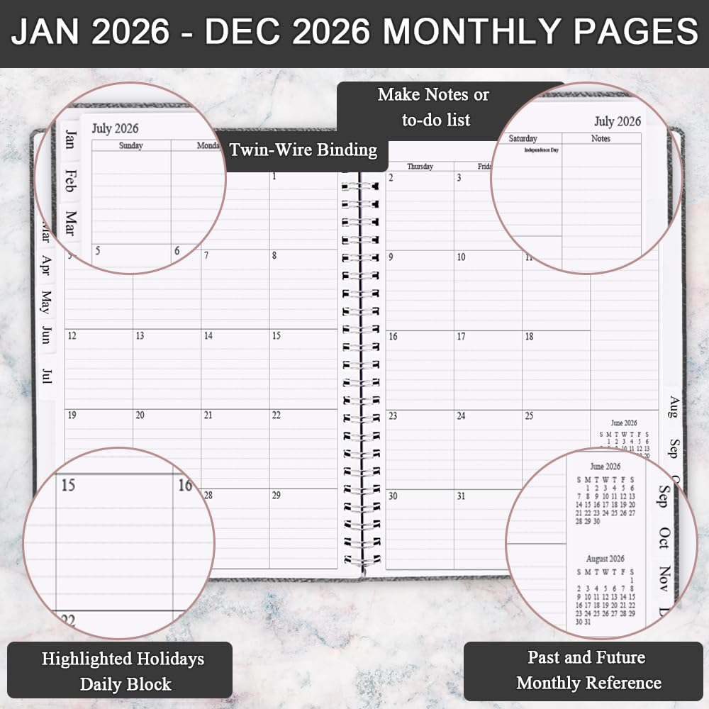 Snapklik.com : Planner 2026 - Weekly & Monthly Planner Runs From ...