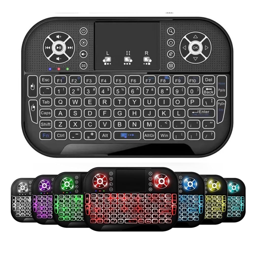 Mini Wireless Keyboard 2.4G Air Mouse Remote Controller Touchpad Mouse ...