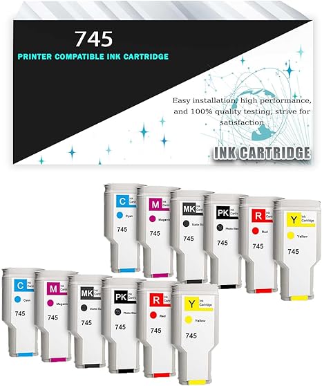 Amazon.com: H-745 Ink Cartridge Replacement Compatible for HP Designjet ...
