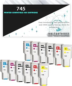 Amazon.com: H-745 Ink Cartridge Replacement Compatible for HP Designjet ...