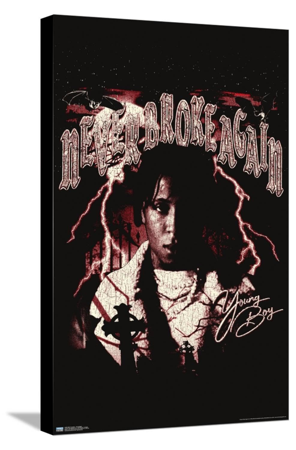 Amazon.com: Trends International NBA Youngboy - Gravedigger Canvas Wall ...