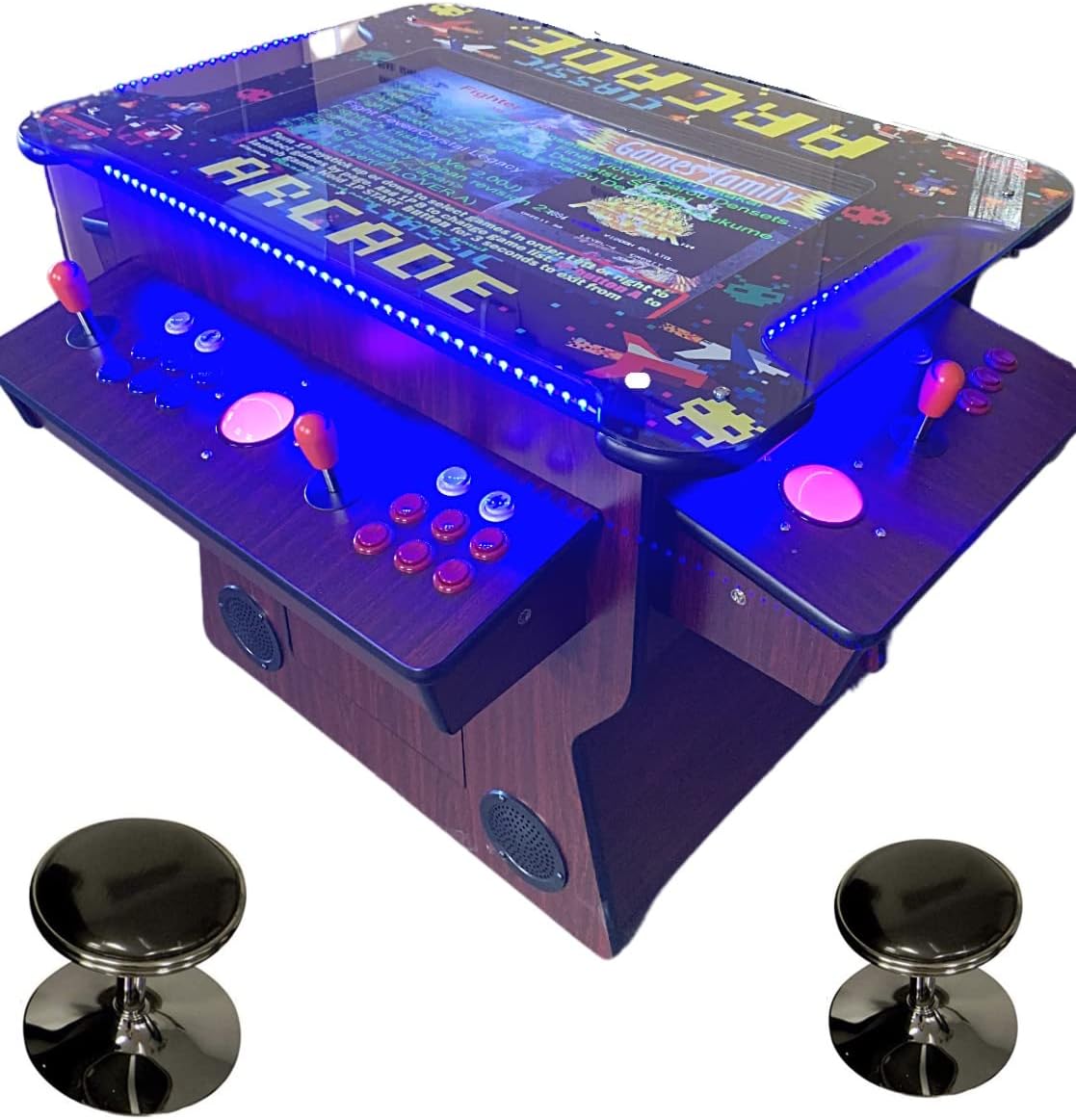 Amazon.com: Top Us Video Arcades Full Size Commercial Grade Cocktail ...